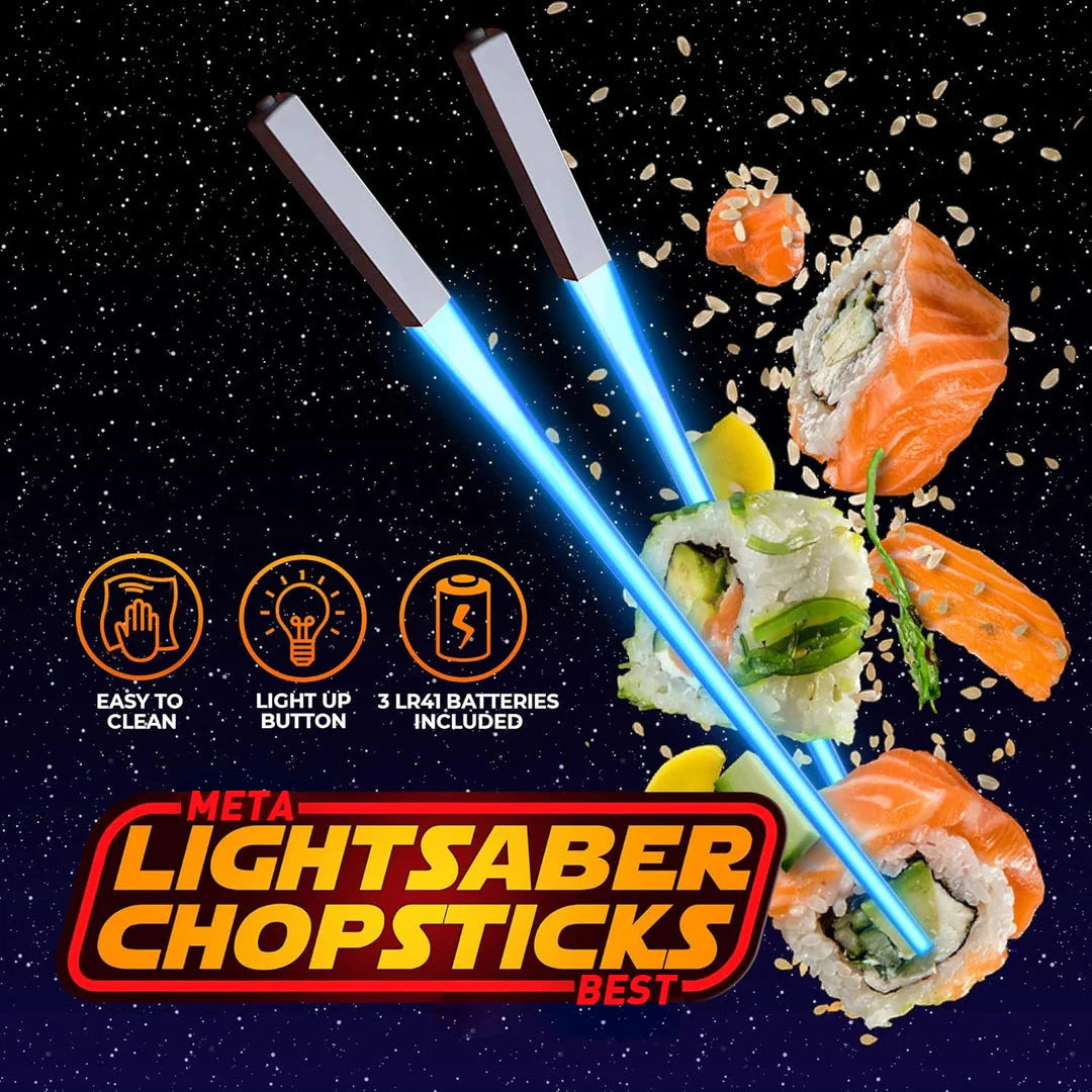 LED Lightsaber Chopsticks - Elevate Your Kiwi Dining Experience ...